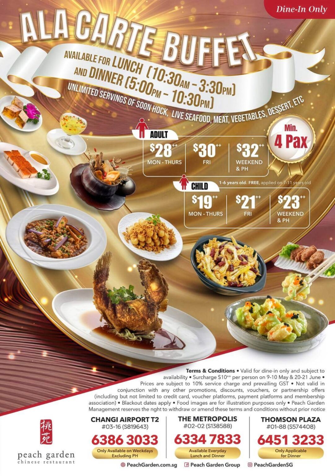 LTO ALC Buffet - Peach Garden